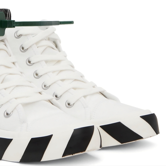 Off-White | Shoes | Mens Offwhite Mid Top Vulcanizesneaker | Poshmark